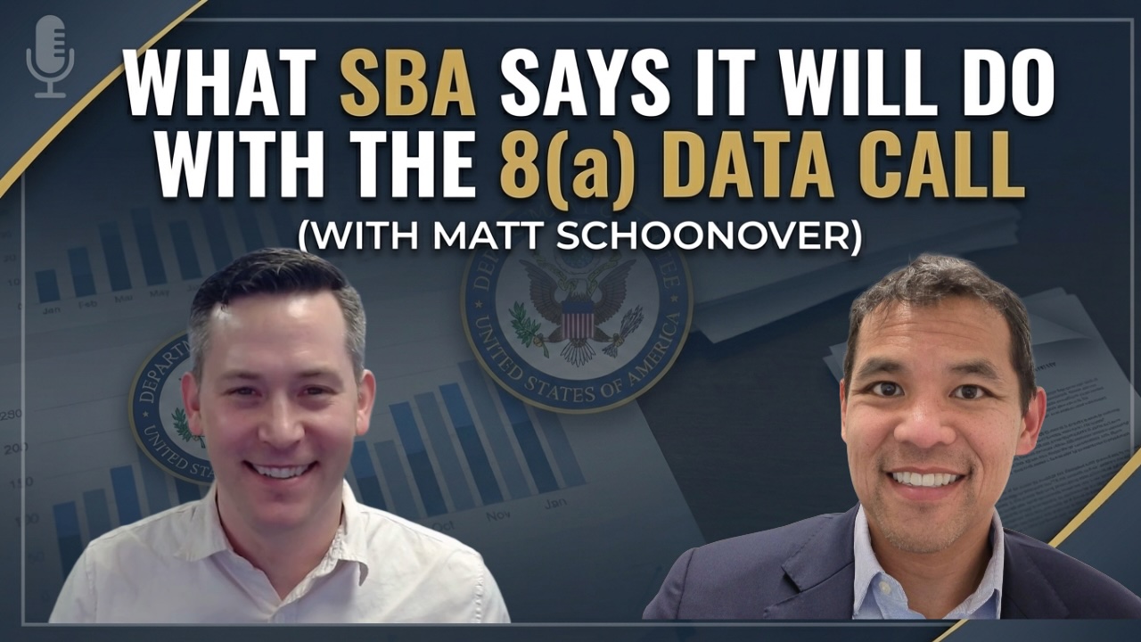 SBA's 8(a) Data Call: My Conversation with Sam Le - Schoonover ...